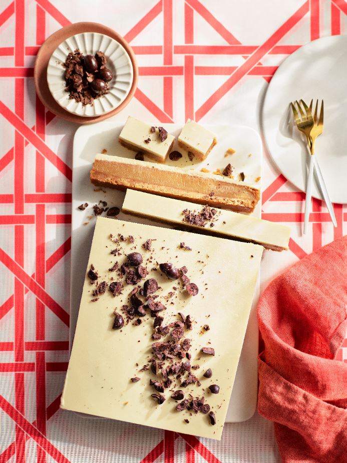 Espresso Caramel and White Chocolate Slice | Harvey Norman
