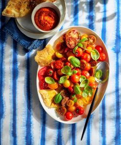 Heirloom Tomato Salad with Smoky Romesco Sauce | Harvey Norman