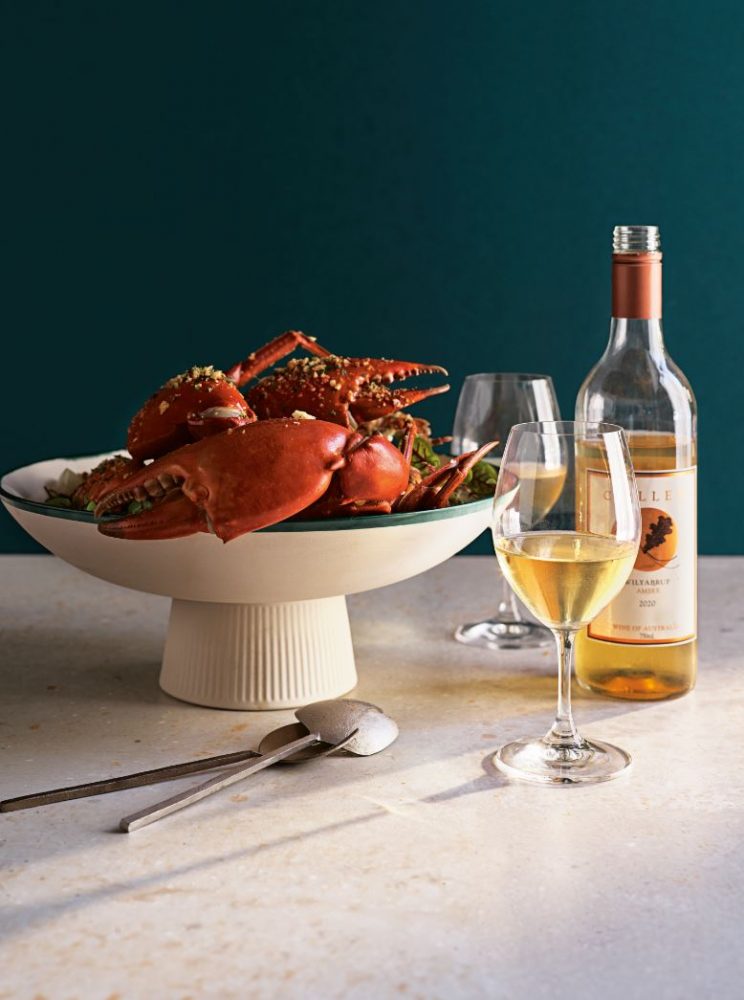 Mud Crab with Sauvignon Blanc Butter and Chilli Pangrattato | Harvey Norman
