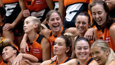 10 Seasons of AFLW. 10 Seasons as a GWS GIANTS AFLW Partner | Harvey Norman