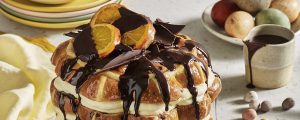 Dark Chocolate Hot Cross Bun Cake Easter Recipe | Harvey Norman