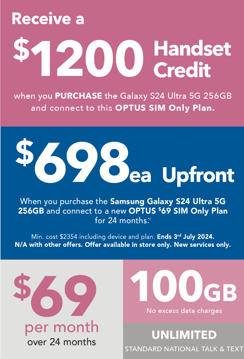 Samsung Galaxy S24 Ultra | Harvey Norman