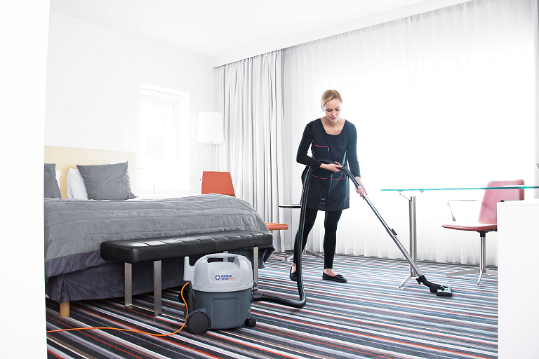 Nilfisk VP300 HEPA Commercial Canister Dry Vacuum | Domayne