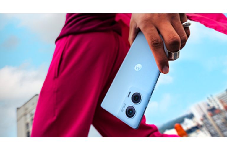 Motorola Edge 50 Fusion 5G 256GB - Marshmallow Blue | Harvey Norman