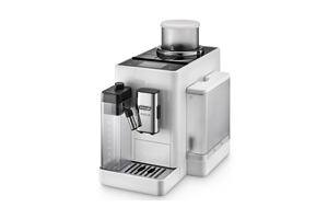 DeLonghi Rivelia Automatic Coffee Machine - White | Harvey Norman