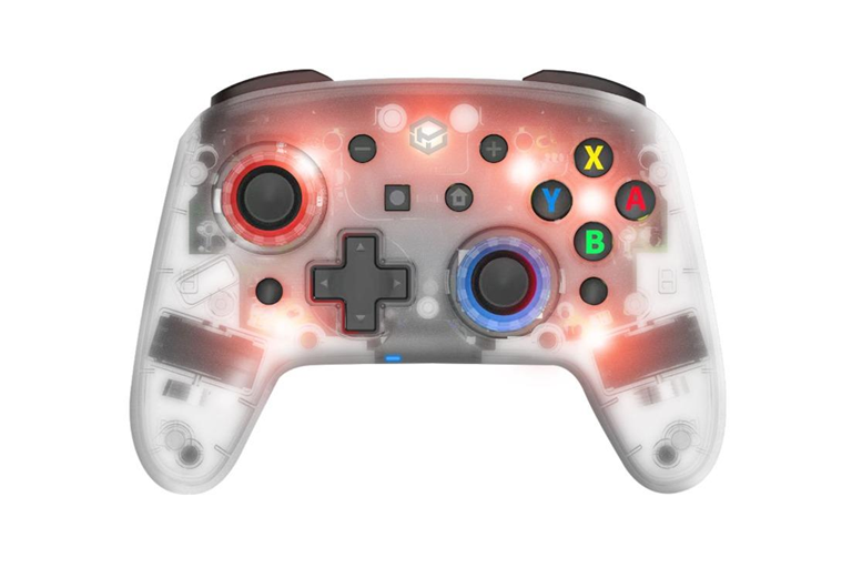 Powerwave Nintendo Switch RGB Wireless Controller - Frost | Harvey Norman