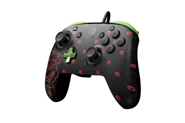 PDP Nintendo Switch Bowser Rematch Glow Wired Controller | Harvey Norman
