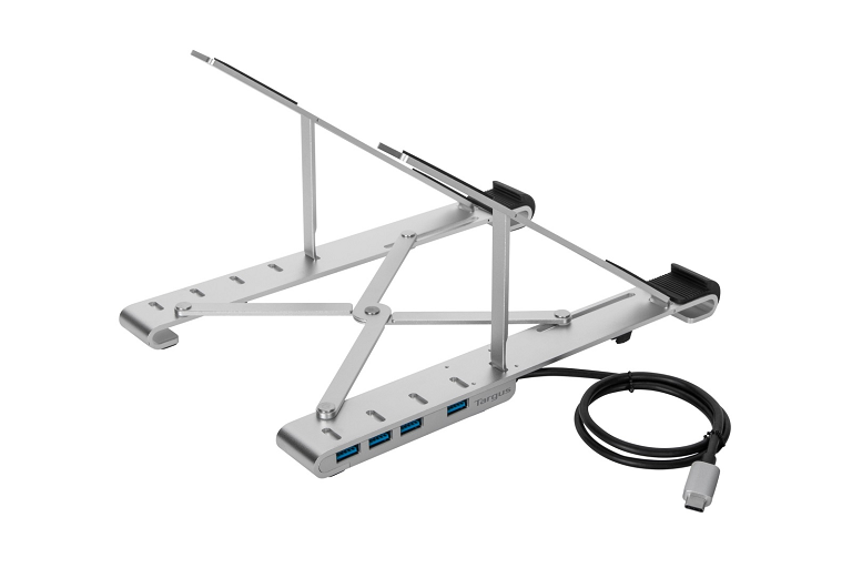 Targus Portable Laptop Stand with Integrated USB A-Hub | Harvey Norman