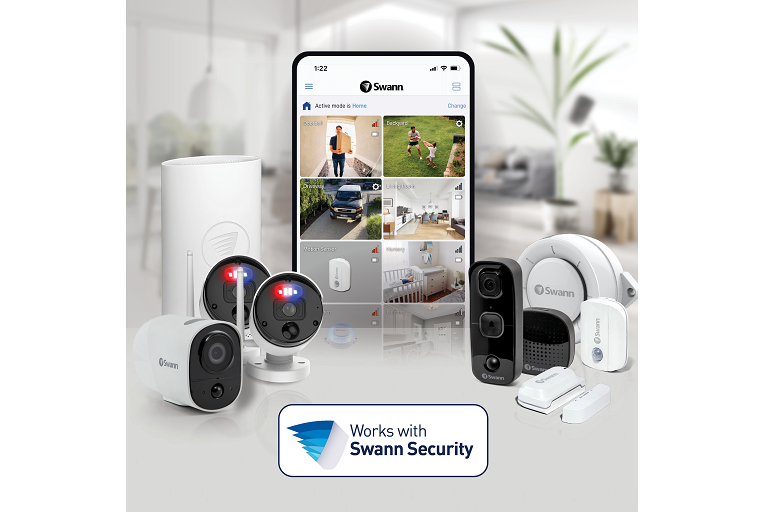 SwannBuddy4K Wireless Video Doorbell and Chime Speaker Unit | Harvey Norman