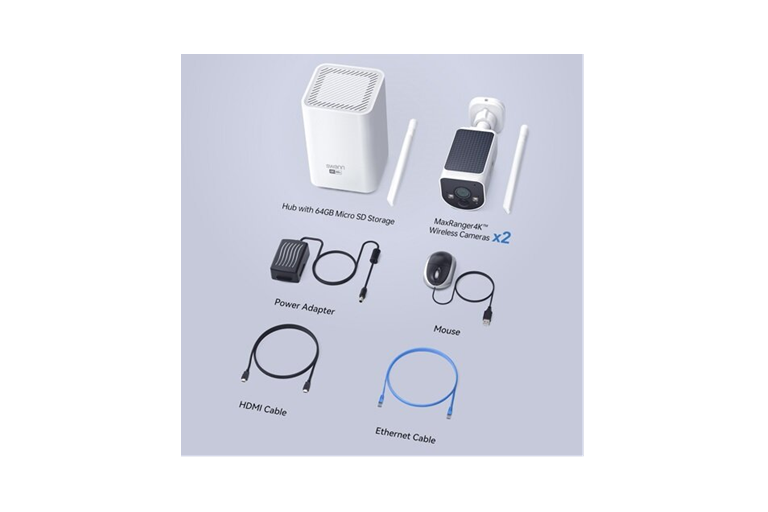 Swann MaxRanger4K Solar Security System with Longest Range Wireless and ...
