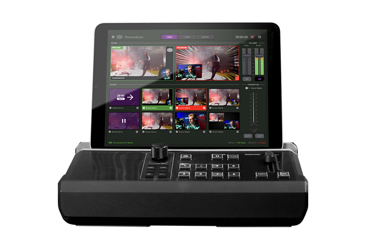 Cooler Master StreamEnjin All-in-One Livestream Mixer - Black | Harvey ...