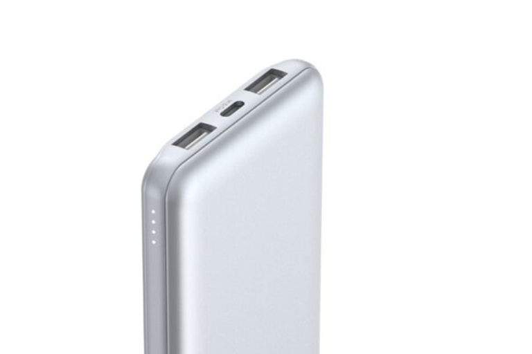 Belkin BoostCharge 3-Port 10K Power Bank (Pastel Blue) + USB-A to USB-C ...
