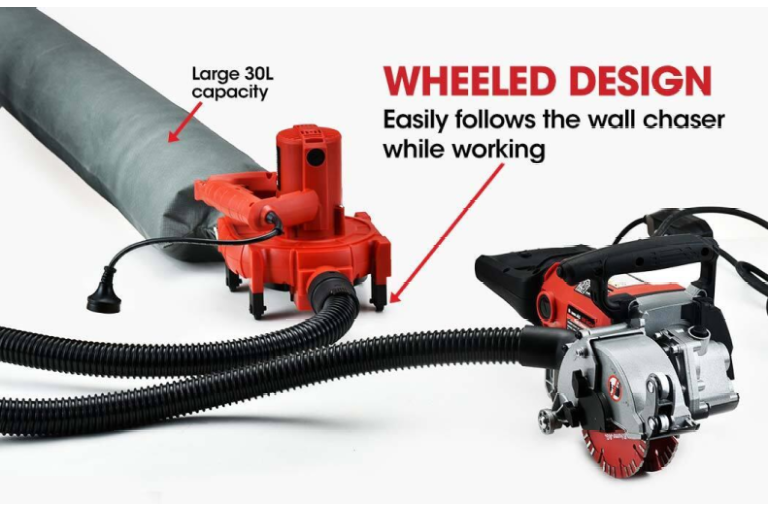 BAUMR-AG Vacuum for Wall Chaser Standard 32mm Concrete Chasing Dust ...