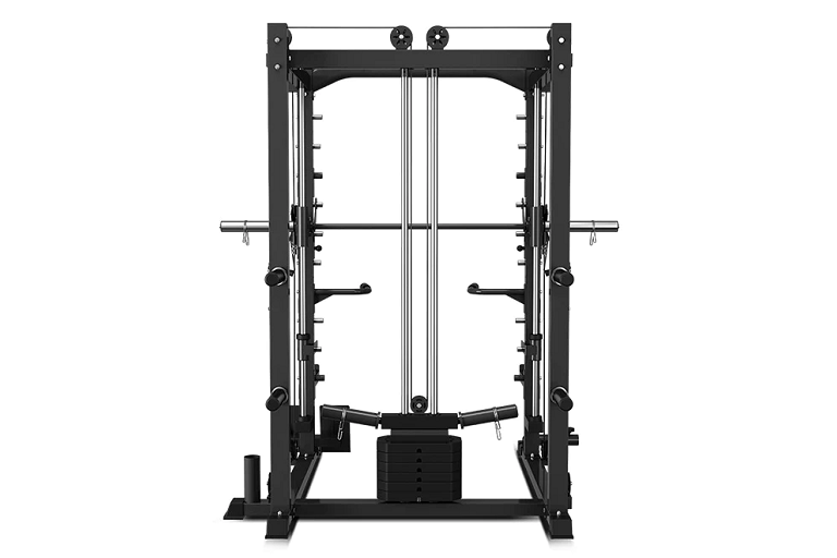 Cortex SM20 Smith Station with Olympic Tri-Grip Weight, Bar and Bench ...