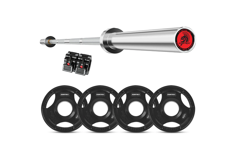 Cortex SM20 Smith Station with Olympic Tri-Grip Weight, Bar and Bench ...