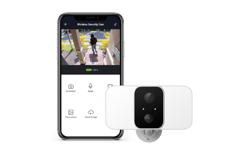 Connect Smart Home Outdoor Floodlight Camera | Harvey Norman