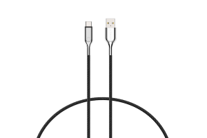 Cygnett Armoured 50cm USB-C to USB-A Cable - Black | Harvey Norman