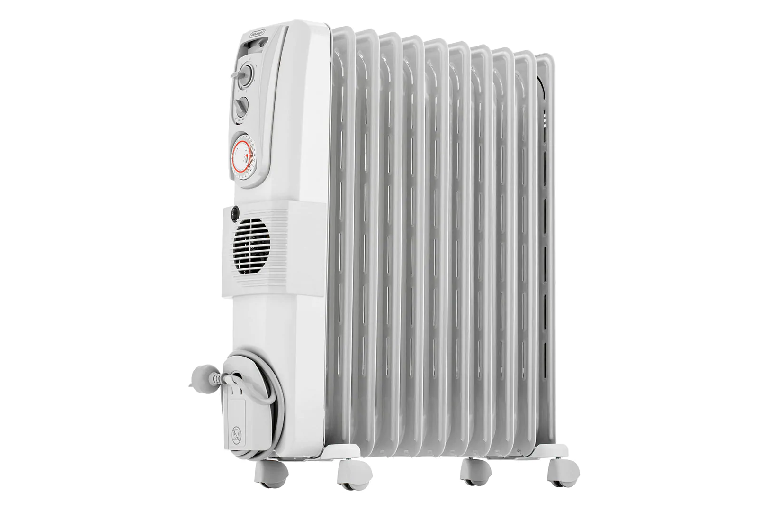 De'Longhi 2400W Oil Column Heater With Fan | Harvey Norman