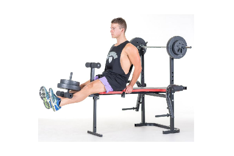 Powertrain Home Gym Press with 67kg Weights | Harvey Norman