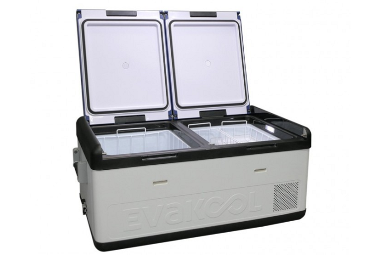 Evakool Down Under II 80L Dual Zone Fridge/Freezer - Midnight Black ...