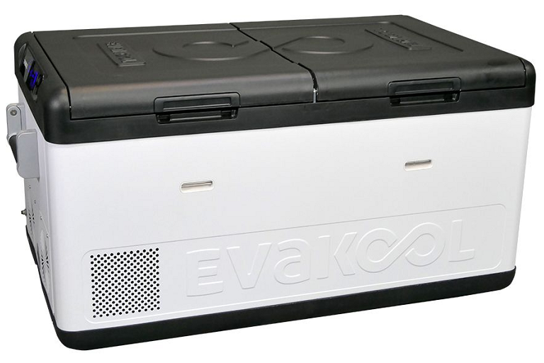 Evakool Down Under II 95L Dual Zone Fridge/Freezer - Midnight Black ...