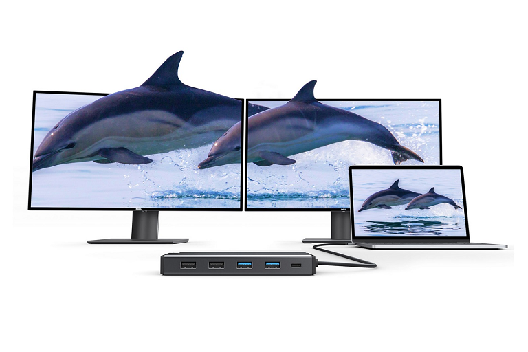 Alogic USB-C 12-in-1 Dual Full HD Display Mini Docking Station | Harvey ...