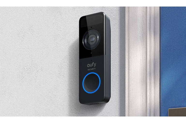 eufy Security 1080p Battery Powered Slim Video Doorbell | Harvey Norman