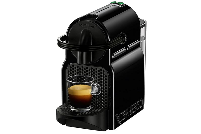 Nespresso Inissia Coffee Machine with Milk Frother by DeLonghi - Black ...