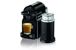 Nespresso Inissia Coffee Machine with Milk Frother by DeLonghi - Black ...