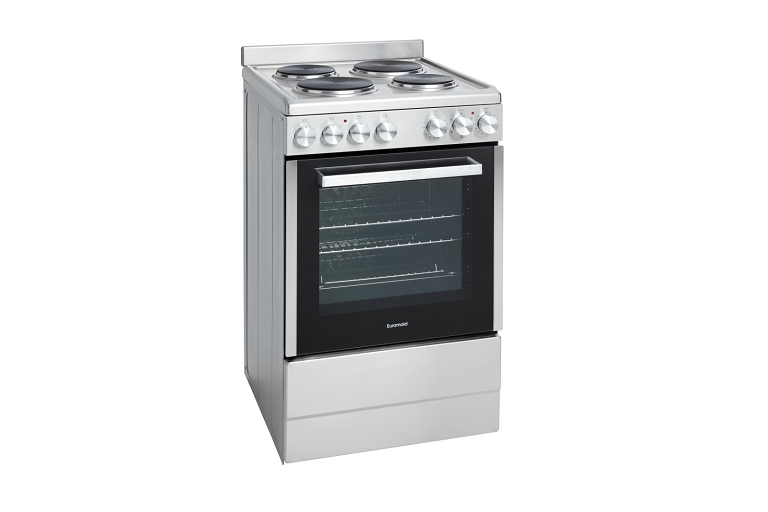 Euromaid 540mm 5-Function Electric Freestanding Cooker - White | Harvey ...