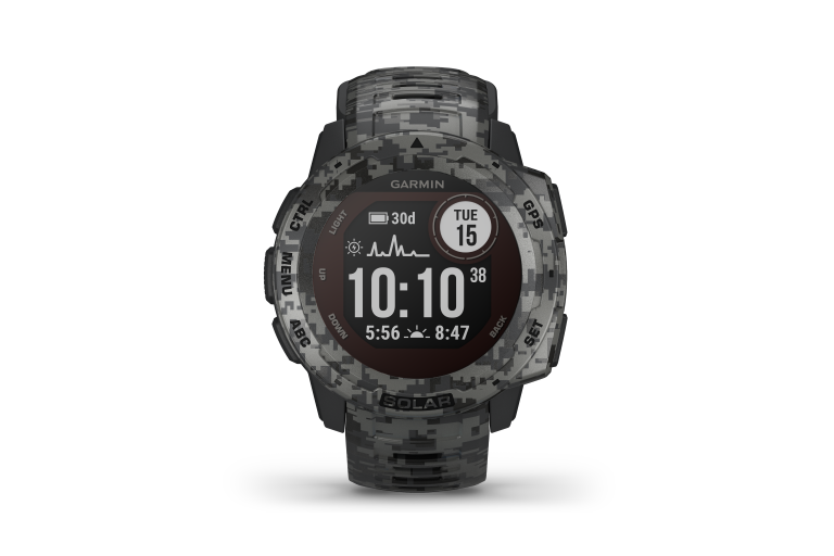 Garmin Instinct Solar Camo Edition GPS SmartWatch | Harvey Norman