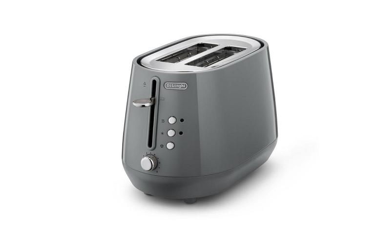De'Longhi Eclettica 2 Slice Toaster - Graceful Grey | Harvey Norman