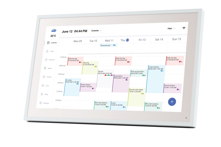 FotoStream 15.6-inch Digital Calendar and Photo Frame | Domayne