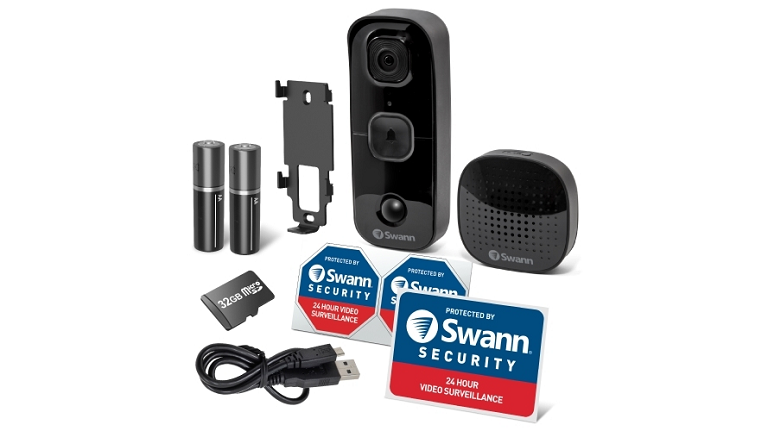 Swann Buddy 1080P Video Doorbell Chime Kit | Harvey Norman