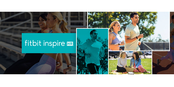 Fitbit Inspire HR Fitness Tracker - Black | Harvey Norman