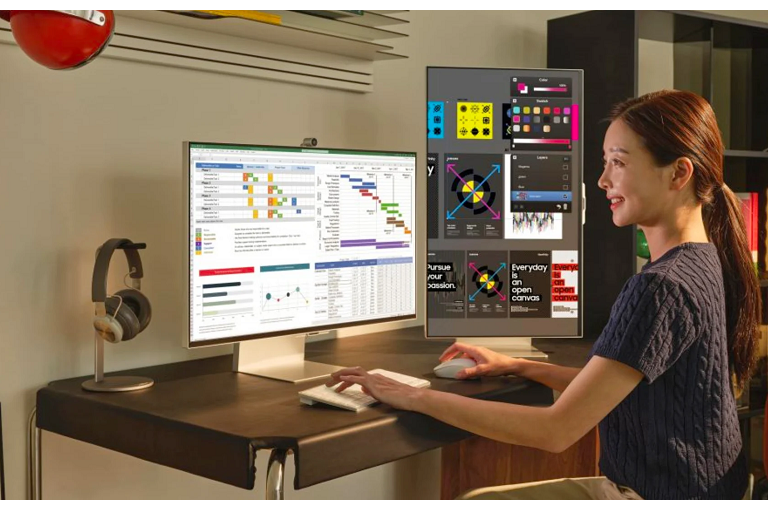 Samsung 27-inch ViewFinity S90PC 5K Monitor | Harvey Norman