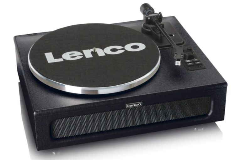 Lenco LS-430BK Turntable with Built-in Speakers | Harvey Norman