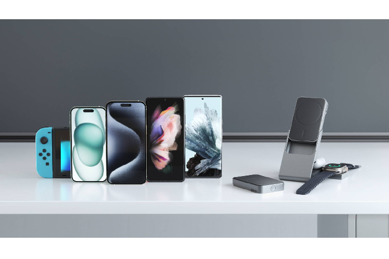 Alogic Matrix+ 3-in-1 Magnetic Charging Dock - Black | Harvey Norman