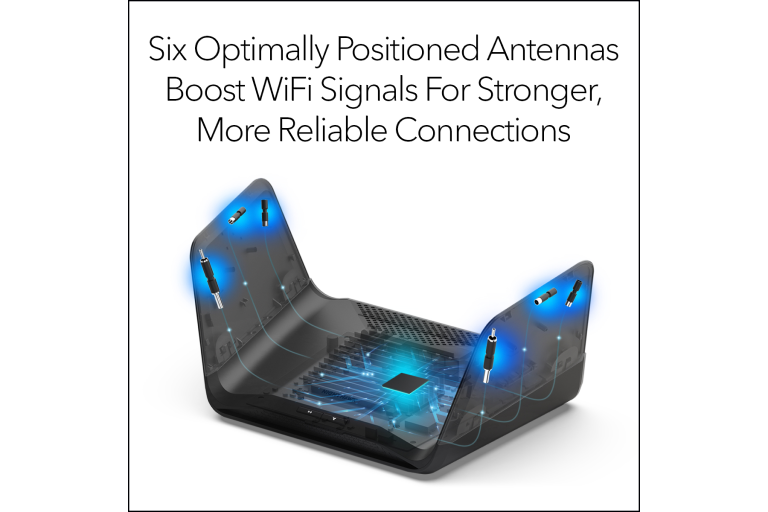 NETGEAR Nighthawk AXE7800 8-Stream Tri-Band WiFi 6E Router | Harvey Norman