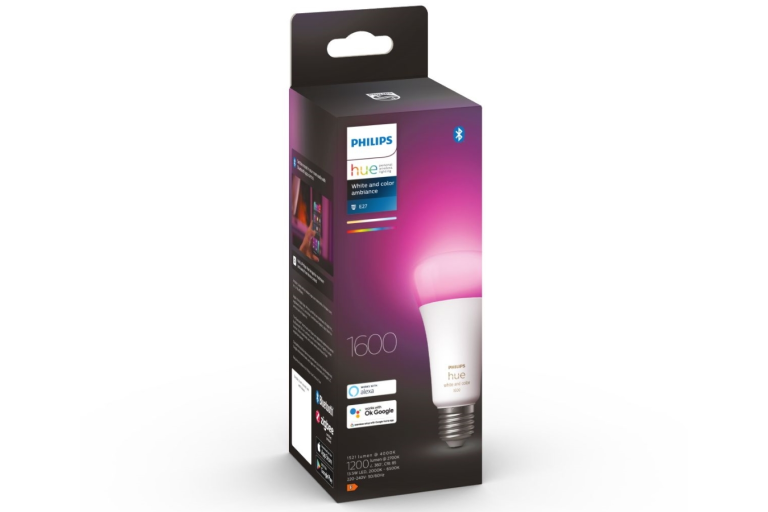 Philips Hue White and Colour Ambiance 15W A67 E27 Smart Light Bulb ...