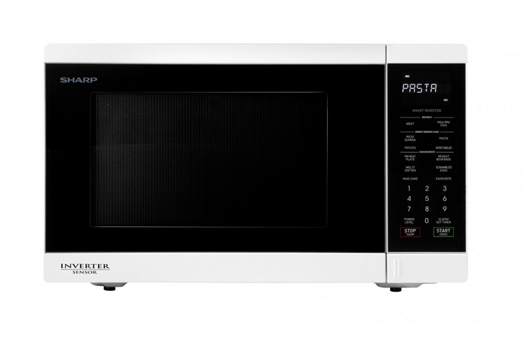 Sharp 34L Inverter Microwave Oven - White | Harvey Norman