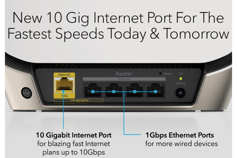 NETGEAR Orbi AX6000 Tri-band Mesh WiFi 6 System White - 3 pack | Harvey ...