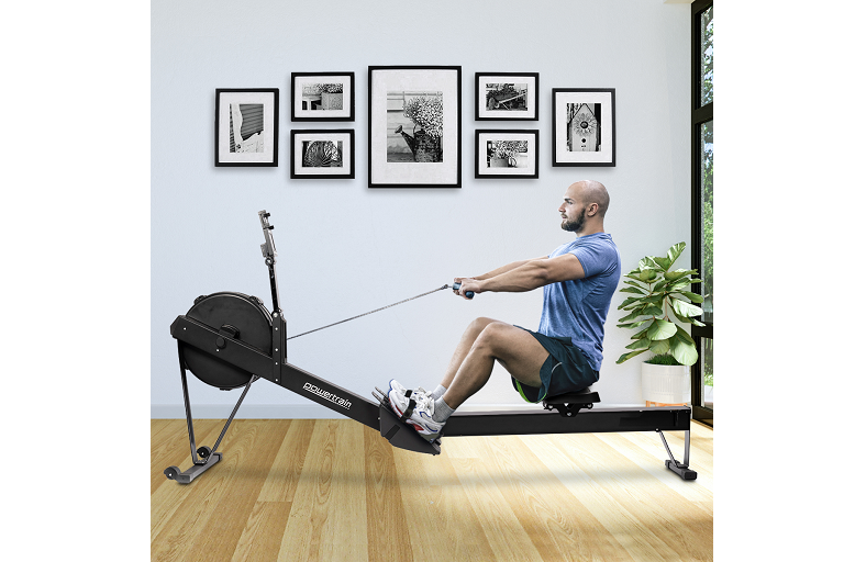 Powertrain Air Rowing Machine Resistance Rower | Harvey Norman