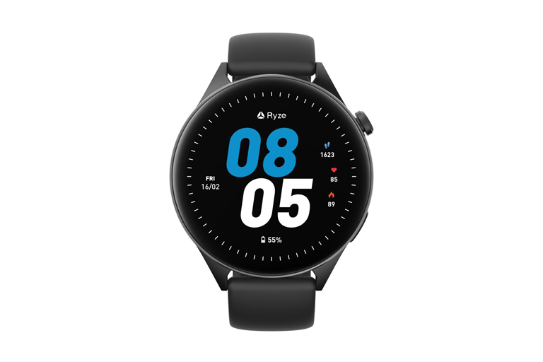 Ryze Wave Smart Watch - Lilac/Black | Domayne