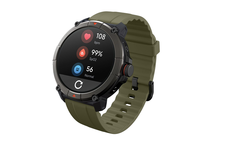 Ryze Trek Smart Watch - Gold with Sand/White Strap | Joyce Mayne