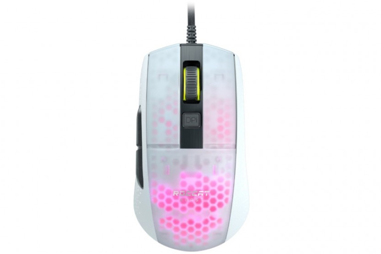 Roccat Burst Pro Gaming Mouse - White | Harvey Norman