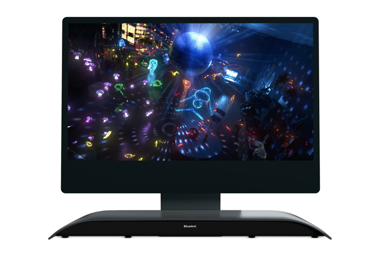 BlueAnt SoundBlade Under Monitor SoundBar - Charcoal | Joyce Mayne