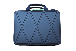 SwissTech 14-inch Carry Laptop Case - Navy/Mint | Harvey Norman