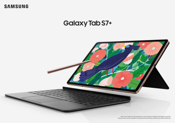 Samsung Galaxy Tab S7+ 4G 128GB 12.4-inch Tablet - Mystic Silver ...