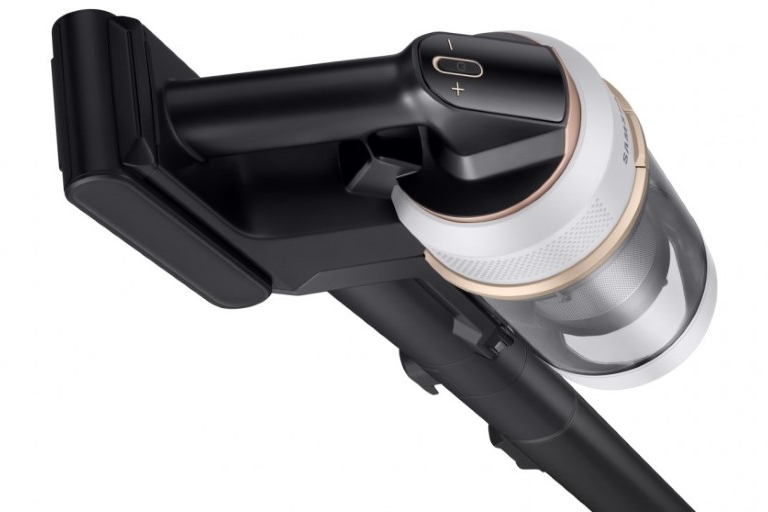 Samsung BESPOKE Jet Elite Extra Stick Vacuum - Misty White | Harvey Norman